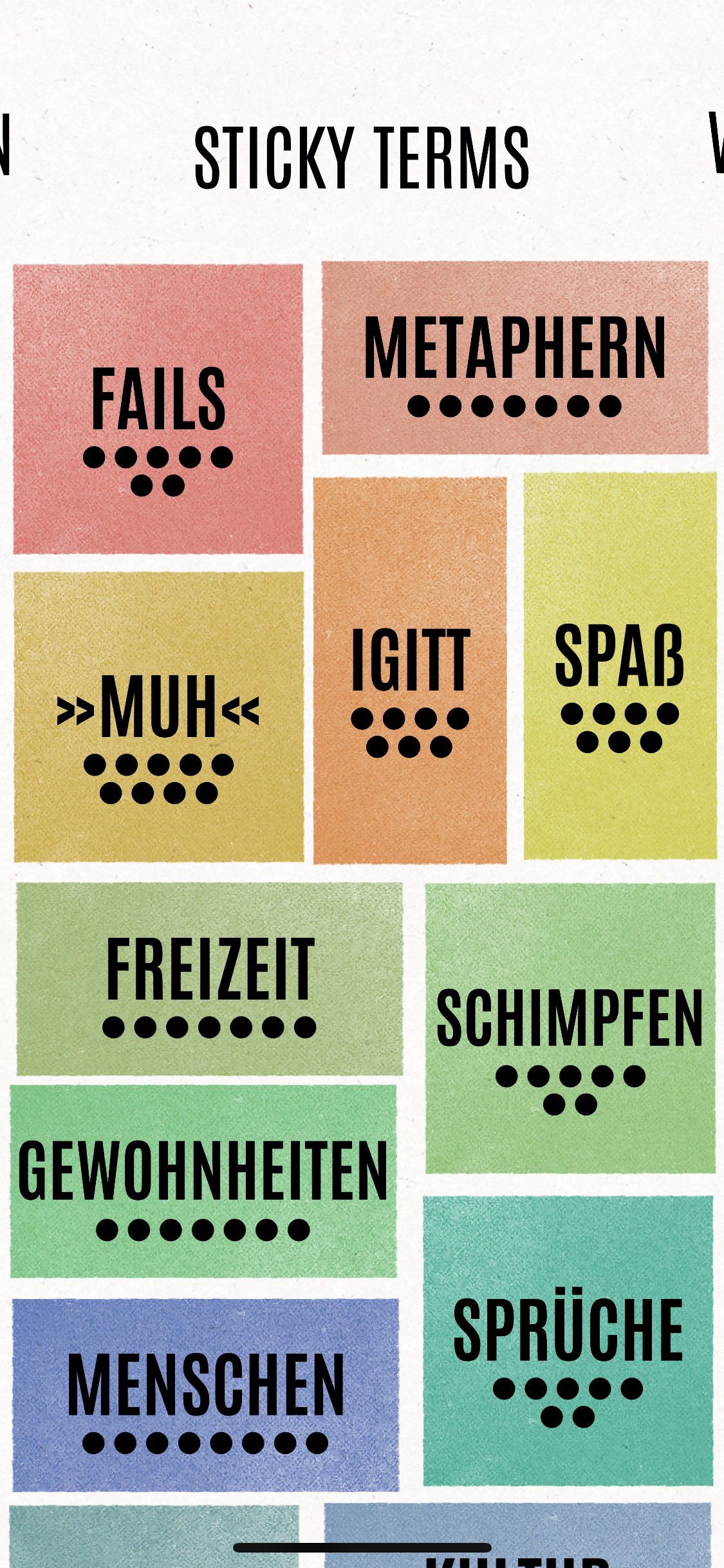 Sticky Terms – playingeversince